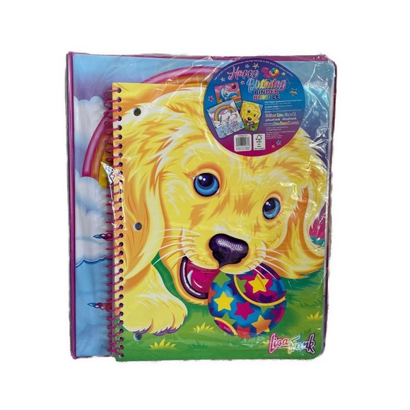 Lisa Frank | Office | Lisa Frank Happy 3th Birthday Binder Bundle ...